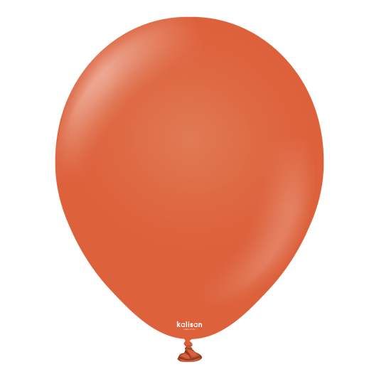 Kalisan Retro Rust Orange – Cool Party Balloons
