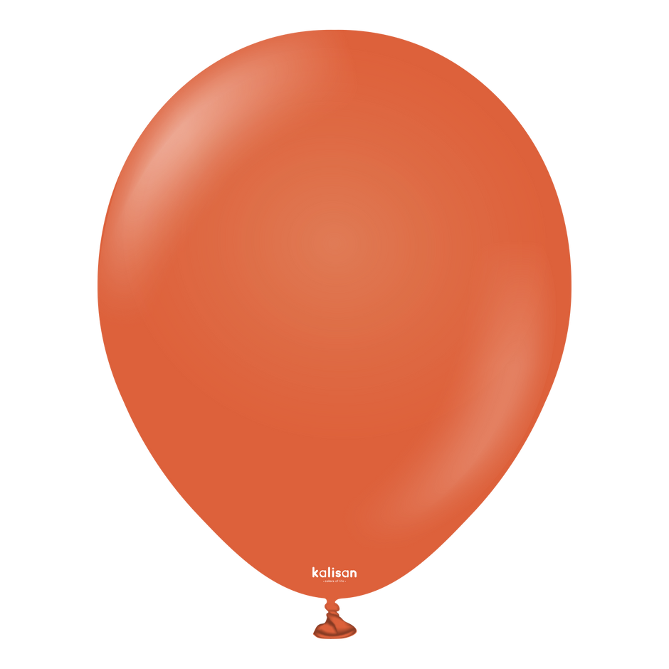 Kalisan Retro Rust Orange – Cool Party Balloons